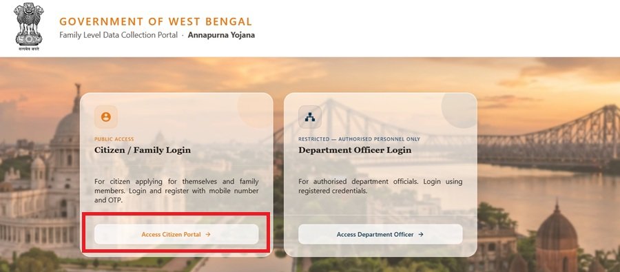 West Bengal Annapurna Bhandar Scheme: Online Portal, Apply ...